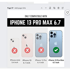 ArtsEvo Shockproof Clear Design for iPhone 13 Pro Max Case, Certified 6.6ft Drop Protection, Raised Edges Protect Camera and Screen, Pink