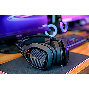 WC Freeze A40- Hybrid Fabric Cooling Gel Replacement Earpads for Astro A40 TR Only, Made by Wicked Cushions, Improved Durability, Thickness and Sound Isolation | Black