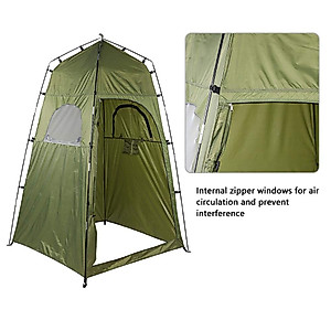 T best Portable Outdoor Shower Tent, Waterproof and Windproof, Suitable for Beach, Camping & Hiking