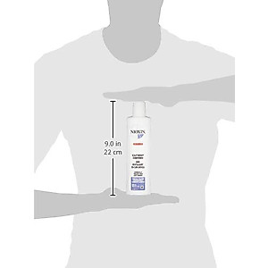 Nioxin System 5 Scalp Therapy Conditioner, with Peppermint Oil, Treats Dry Scalp, Provides Moisture Control & Balance, For Bleached & Chemically Treated Hair with Light Thinning, 10.1 fl oz