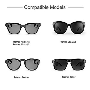 TUSITA [2-Pack Charger Compatible with Bose Frames Alto S/M M/L, Bose Frames Rondo, Bose Frames Soprano, Bose Frames Tenor - USB Magnetic Charging Cable 3.3ft 100cm - Audio Sunglasses Accessories