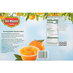 Del Monte, Mandarin Oranges No Sugar Add, 4 Ounce (Pack of 12)