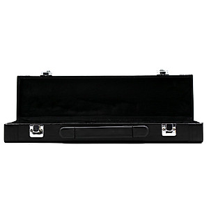 Andoer Portable Gig Bag Box Leather for Western Concert Flute with Buckle Foam Cotton Padded