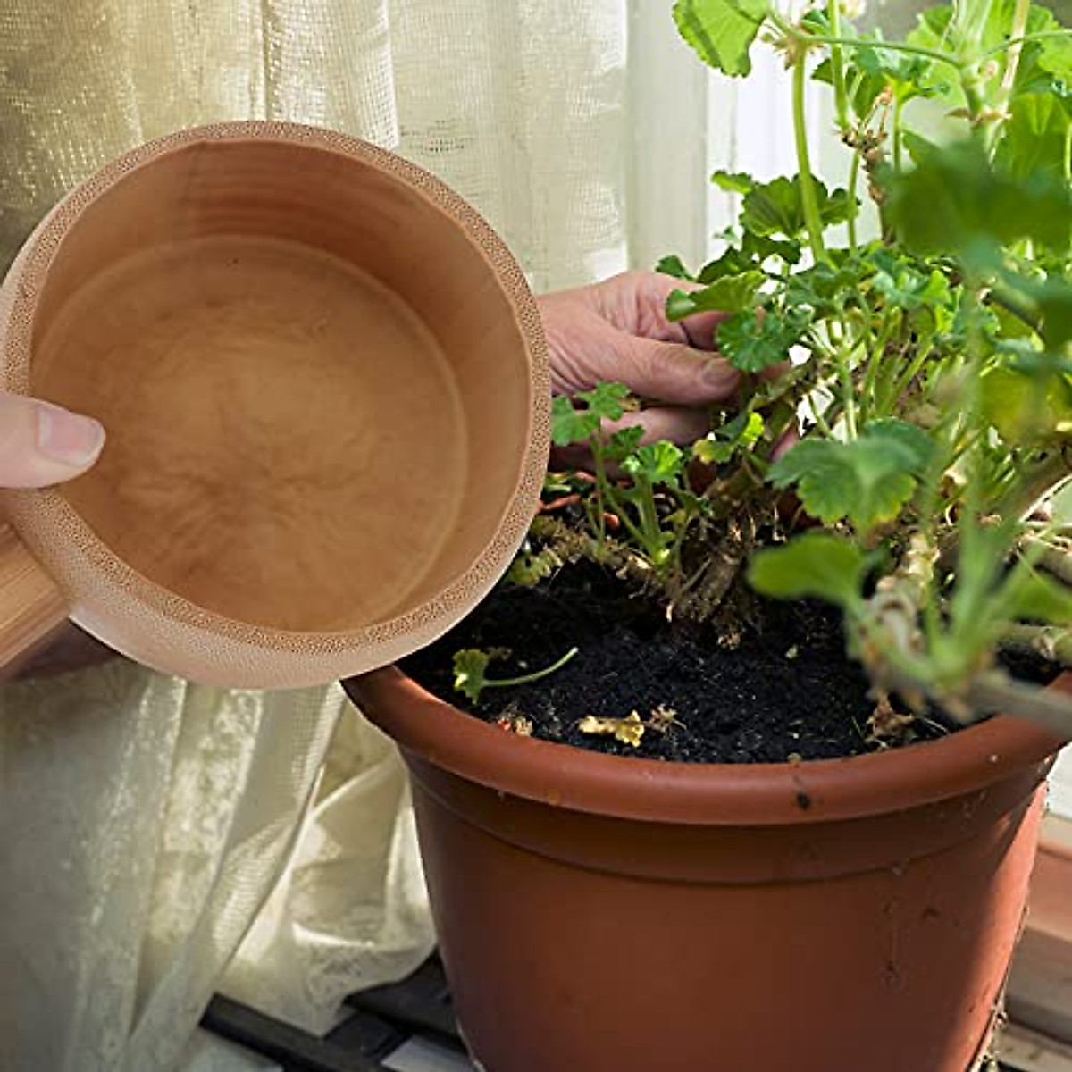 OUSIKA water Wooden Bath ladle Scoop Wood Spoon Kitchen Scoop Ladle Multipurpose Wooden Scoops Ladle Dipper Kitchen Large ladle Utensil Water Bailer Scoop scoop Spoon