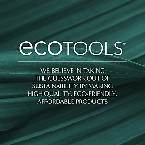 EcoTools Precision Blush Makeup Brush, Cheek Blush Brush, For Loose or Pressed Powder, Also Works With Bronzer, Eco-Friendly Face Makeup Brush, Vegan & Cruelty-Free, Synthetic Bristles, 1 Count