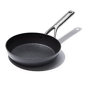 OXO Professional Hard Anodized PFAS-Free Nonstick, 8" Frying Pan Skillet, Induction, Diamond reinforced Coating, Dishwasher Safe, Oven Safe, Black
