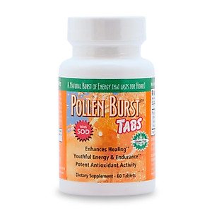 Youngevity Pollen Burst™ Tabs - Organic Hypoallergenic Nutrient Extracts from Pure Flower Pollen - Formerly Projoba Polbax Energy & Endurance - 60 Tablets