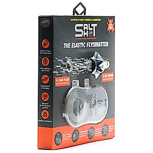 Saltshot Swatter | Insect, Bug and Fly Swatter | Launch 150 MPH Salt Blasts | Portable, Pocket Sized, Patented Speed Loader