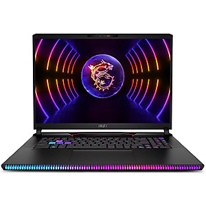 EXCaliberPC 2023 MSI Raider GE78HX 13VG-087US (i9-13980HX, 64GB RAM, 4TB WD NVMe SSD, RTX 4070 8GB, 17" QHD+ 240Hz, Windows 11 Pro) Gaming Laptop