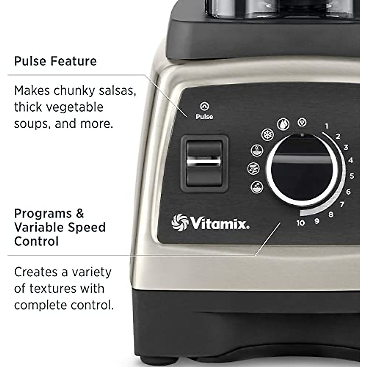 Vitamix Pro 750 Heritage Series, Professional-Grade, 64 oz. Low-Profile Container Bundle with The Vitamix Cookbook - 250 Delicious Whole Food Recipes (Pearl Gray)