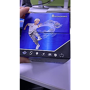 Flying Orb Ball Toys 360°Rotating Soaring Hover Orb Boomerang Spinner Magic LED Light Flying Ball Toys Hand Controlled Spinning Drone Ball Safe for Kids Adults Indoor Outdoor