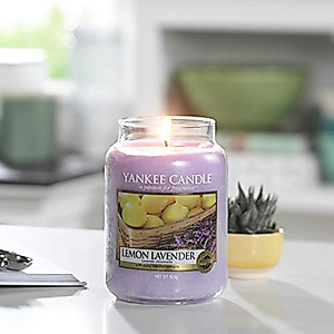 Yankee Candle 1073481EZ Large Jar Candle Lemon Lavender & Large Jar Candle Lilac Blossoms