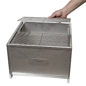Portable, Go Anywhere, Charcoal Grill - Carrying bag Included - All Stainless Steel 17"x17"