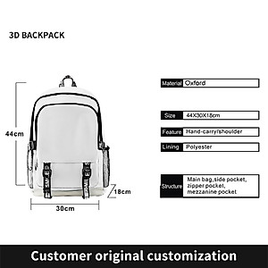 Subnautica Below Zero Shoulders Backpack Women Men Fashion Daypack Travel Bag