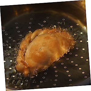 HEMOTON 6 Pcs Air Fryer Pad Air Fryer Baking Pads Air Fryer Parchment Paper Air Fryer Grill Mat Silicone Bakeware Toaster Oven Tray Silicone Air Fryer Air Fryer Sheets Liners Baking Liners