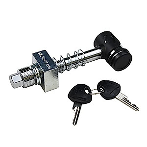 Let's Go Aero (SHP2040-XL) Keyless Press-on Locking Silent Hitch Pin for 2.5in Hitches