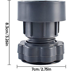 4 Pcs Adjustable Height Washing Machine Support,Shock and Noise Cancelling Washing Machine Support Pads for All Washing Machine Protects Laundry Room Floor