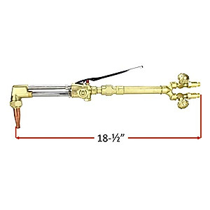 Heavy Duty Oxy-Fuel Torch Replacement for Victor with Check Valves + Cutting Tip + Welding Tip + Heating Tip (Acetylene)