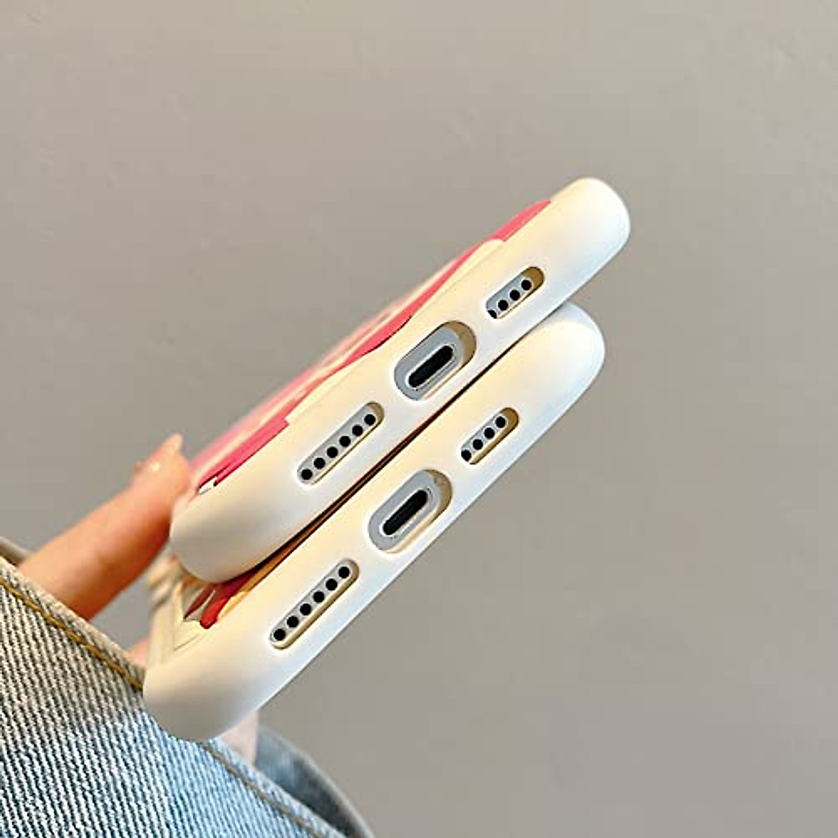 aartvark tees Compatible with iPhone 13 Pro Max Cute Case, TPU Leather Phone Emboss Cartoon case Soft Rubber Shockproof Protective for iPhone 13 Pro Max Case Cover for Women Girls (Yellow Bear)