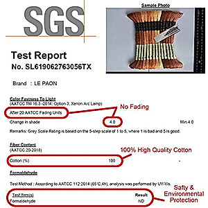 White Embroidery Floss, Embroidery Thread 12 skeins