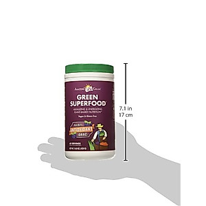 Amazing Grass Greens Blend Antioxidant: Super Greens Powder Smoothie Mix with Organic Spirulina, Beet Root Powder, Elderberry & Probiotics, Sweet Berry, 60 Servings (Packaging May Vary)