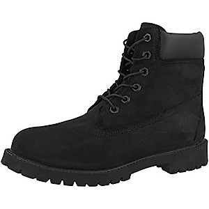 Timberland Baby 6" Premium Waterproof Boot Core Little Kid, Black Nubuck, 10 M US Toddler