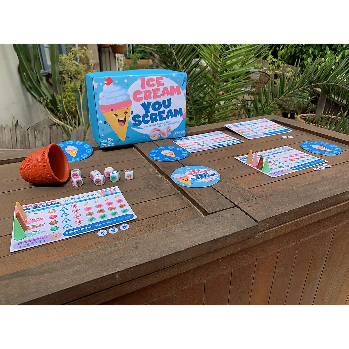 UNCORKED GAMES! Ice Cream You Scream! The Family Game of Dice! Kids Game Night, Party Game and Gift!