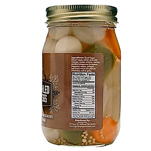 Green Jay Gourmet Mild Pickled Quail Eggs in a Jar – Fresh Hand Jarred for Cooking & Pantry – Mild Flavor - Simple Natural Ingredients - 16 Ounce Jar