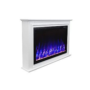 Touchstone Sideline Elite Forte 40-inch Smart Alexa®/WiFi Enabled Electric Fireplace with Surround Mantel