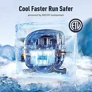 ICEVIVAL Commercial Ice Maker Machine, 400lbs/Day, SECOP Compressor, 250lbs Storage, Ice Ready in 8 to 15mins, Auto-Cleaning Stainless Industrial Ice Machine, Air Cooled, Restaurant/Business/Home