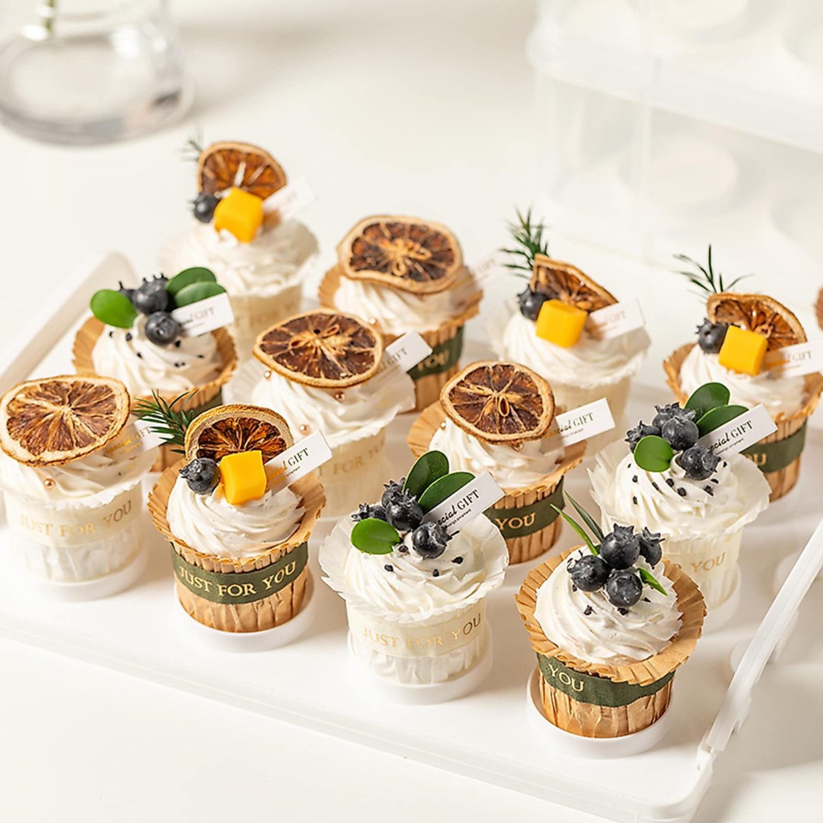 3 Tier Cupcake Carrier with Lid,Holds 36 Cupcakes or 3 Large Cakes Food Transporter Container with 3 Tier Stackable Layer Insert