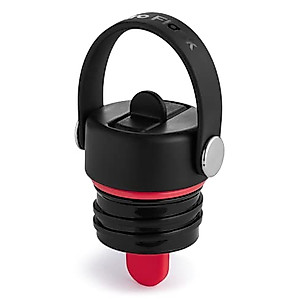 Standard Mouth Flex Straw Cap Black