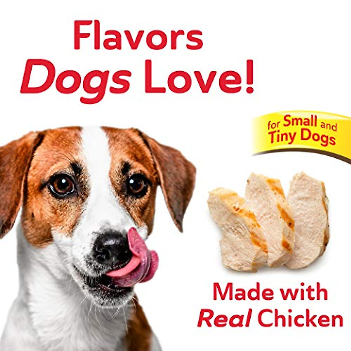 Hartz Delectables Squeeze Up Chicken Dog Lickable Treats, 32 Dog Treat Tubes