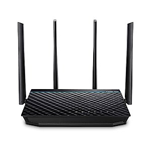 ASUS AC1700 WiFi Gaming Router (RT-ACRH17) - Dual Band Gigabit Wireless Router, 4 GB Ports, USB 3.0 Port, Gaming & Streaming, Easy Setup, Parental Control, MU-MIMO