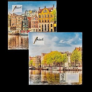 20-ct 13x13 Blue Paper Napkins European Decorative Paper Napkins Decoupage Paper Napkins Printed Blue Dinner Napkins Paper Fall Napkins Blue Luncheon Napkins Blue Cocktail Napkins Father’s Day Napkins