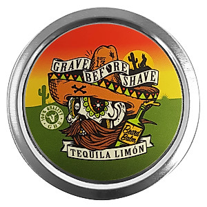 Grave Before Shave™ Tequila Limon Blend Beard Balm 4 oz BIG TIN