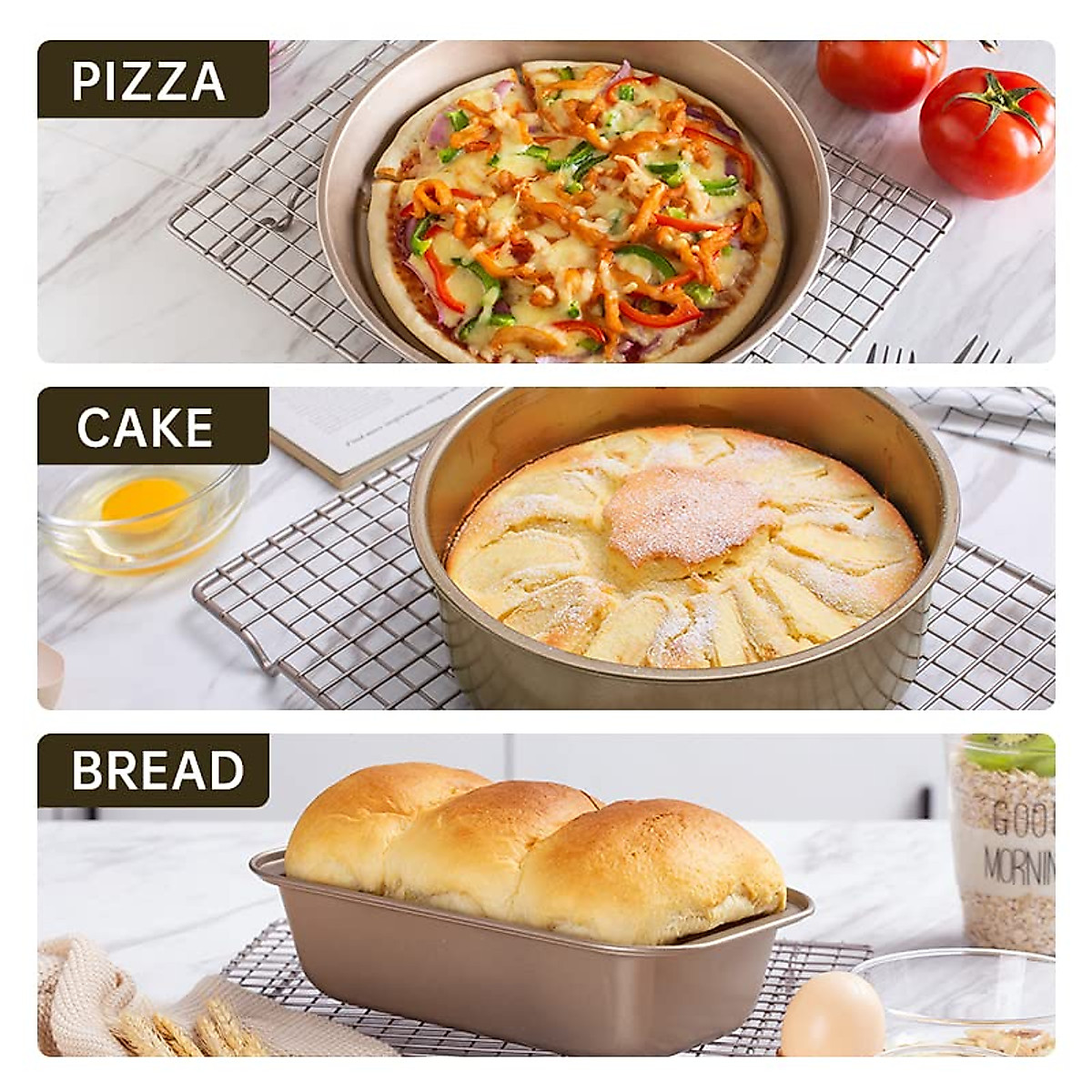 MCK Complete Cake Baking Set Bakery Tools for Beginner Adults Baking sheets bakeware sets baking tools