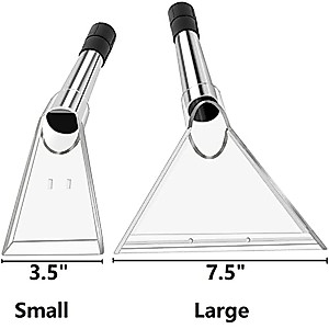 TunaMax Extractor Tool Hand Wand with Clear Head for Upholstery & Carpet Cleaning, Car Detailing Vacuum Wand for Portable Extractors & Truckmounts | Turn Shop Vac into an Extractor