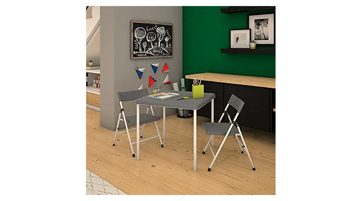 COSCO Kids 3-Piece Activity Set - Folding Table & Chairs