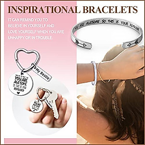 Best Friends Gifts for Women Birthday Gifts for Women Friendship Gifts for Women Friends BFF Sister Gifts from Sister, Her, Friends Funny Gifts for Women Birthday Unique Friendship Bracelets, Candles
