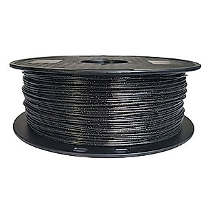 Black Marble PLA Filament 1.75mm 3D Printer Filament 1KG 2.2LBS Glittery Sparkle Shining PLA Material Glitter Black Sky Speckle Sparkly Galaxy Black Color