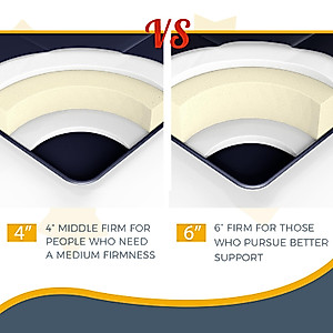 MAXYOYO 6" Extra Thick Futon Floor Mattress, Full Size Diamond Pattern Tatami Pad for Adults, Japanese Roll Up Guest Bed, Black