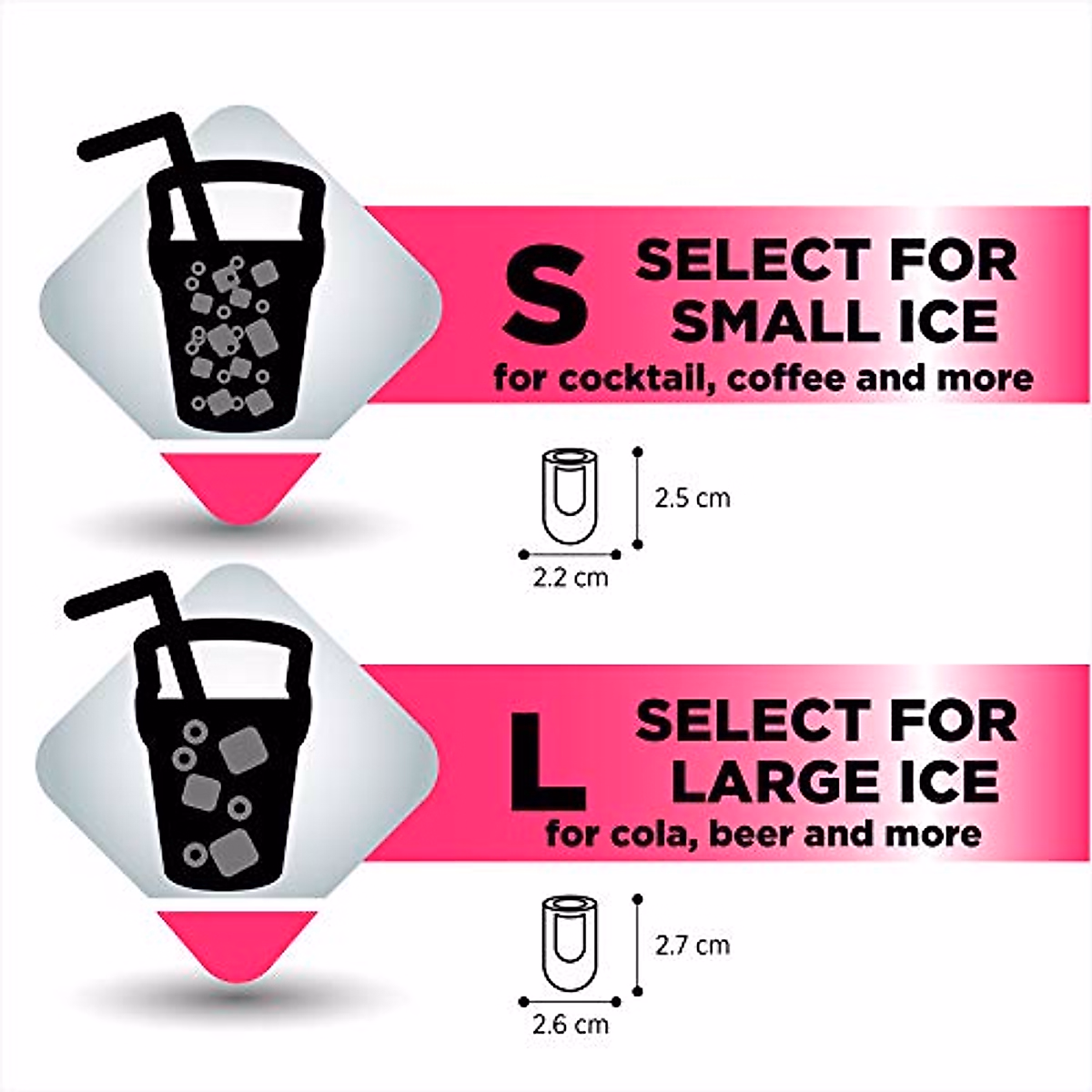 Frigidaire EFIC108-SILVER Counter top Portable, 26 lb per Day Ice Maker Machine, Silver