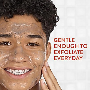 AcneFree Blackhead Removing Exfoliating Face Scrub with 2% Salicylic Acid and Charcoal Jojoba, 5 Ounce - Pack of 2