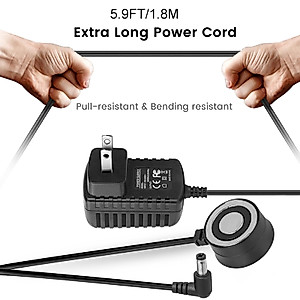 for Shark Vacmop Charger Compatible with Shark VM252 VM251 VM252C QM250 VM200 VM200C VC200 UM205 VC205 Hard Floor Vacuum Mop 13.3V Magnetic Power Cord Charger