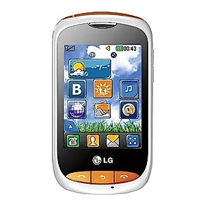 LG T310i Cookie Style (Wink) Unlocked GSM Phone with Wi-Fi, Full Touch Screen, Camera, FM Radio - International Version No Warranty - White