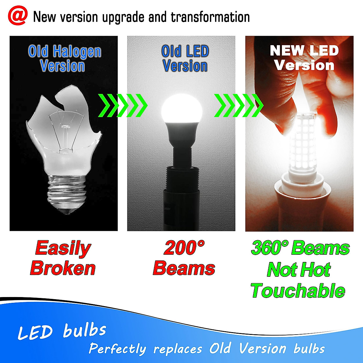 Heifymi E17 LED Light Bulb 6W(60W Halogen Equivalent) 6000K Daylight White 700lm 120V E17 LED Intermediate Base Bulb for Chandelier,Appliance,Desk Lamp,Cabinet,Closet,Ceiling Fan,Non-dimmable,5pack