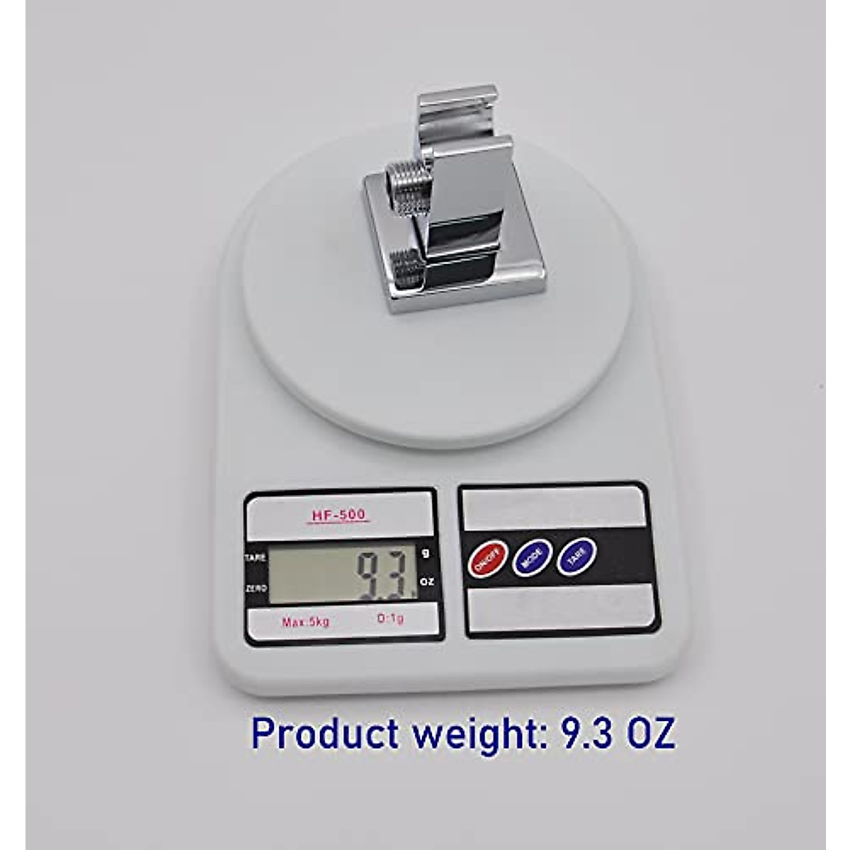 Aquaiaw Shower Arm and Wall Supply Elbow Bundle, 12 inch Ceiling Mount Shower Arm with Anti-Scratch Flange, Wall Union with Handheld Shower Head Holder, Both Solid Brass, Both Polished Chrome