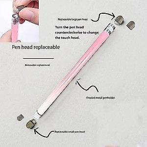 Stylus Pens for Touch Screens 5 Pack, 10 Replaceable Tips High Precision Capacitive Stylus Pen for iPad iPhone Android Tablets and All Universal Touch Screen Devices