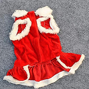 Shirt for Dogs Girls Doggy Pet Costumes Santa Clothes Christmas Dog Clothing Apparel Design Pet Clothes